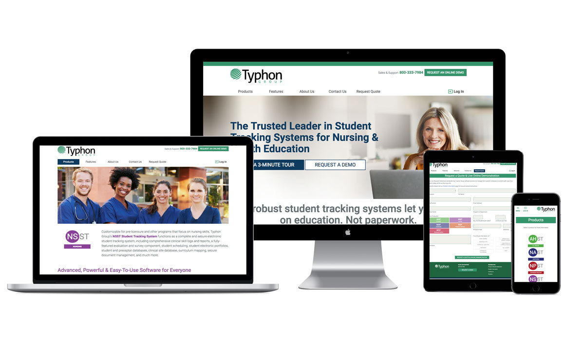 Typhon Group Web Design | Good Work Marketing