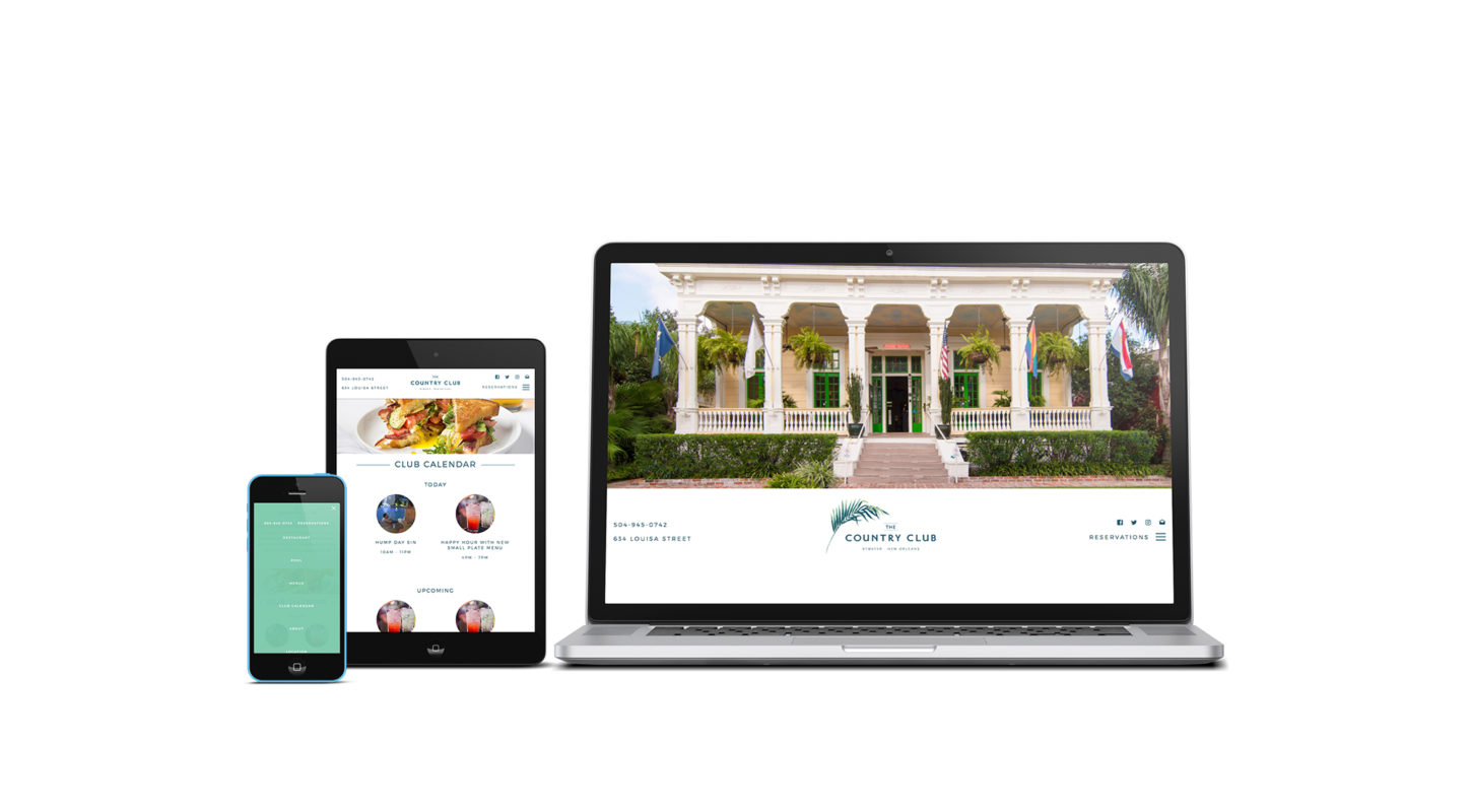 Country Club Website Design + Development | Good Work Marketing